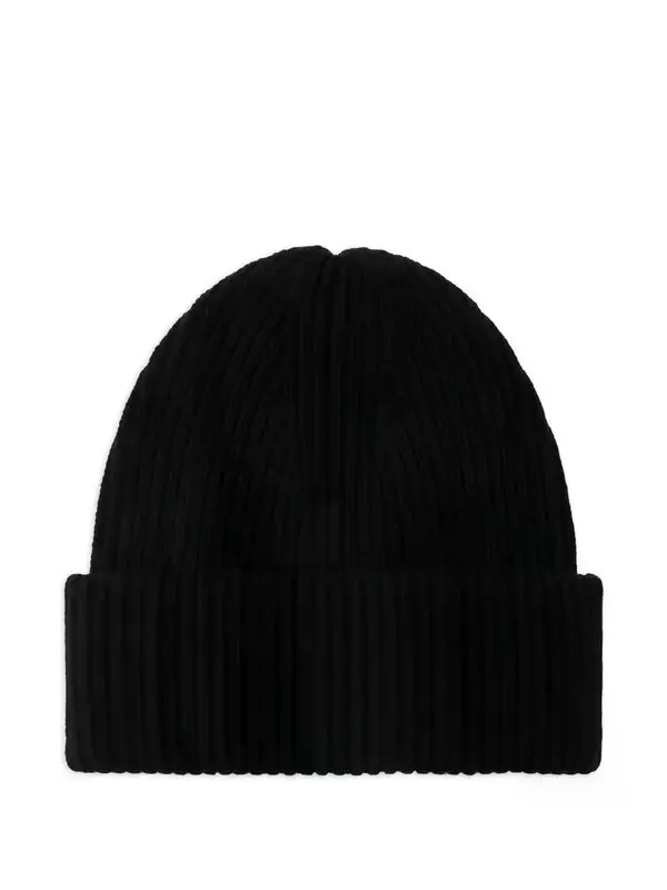 Almada Label Ribbed Beanie Hat