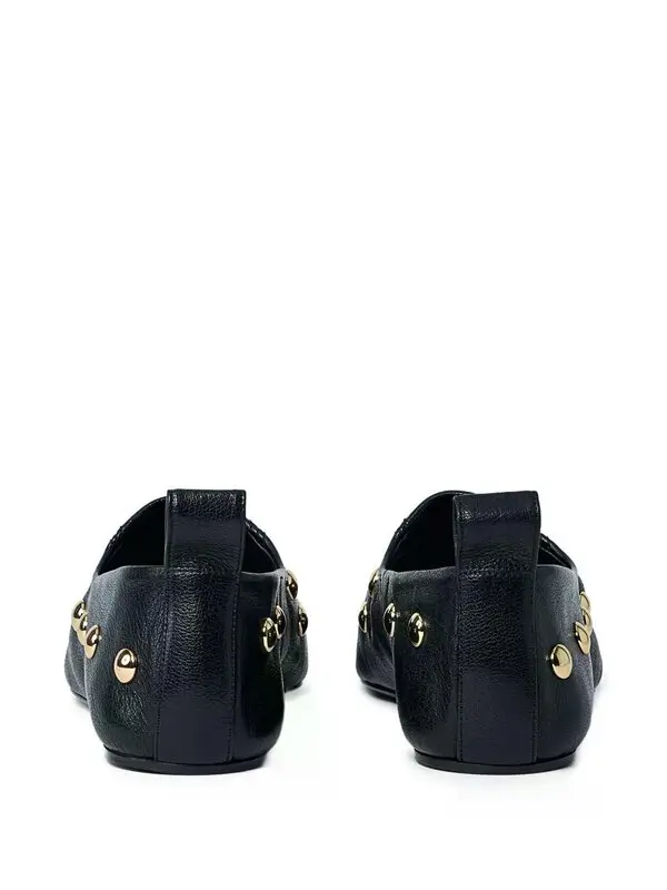 Chloé Rita Studded Slip-on Ballet Flats - Black