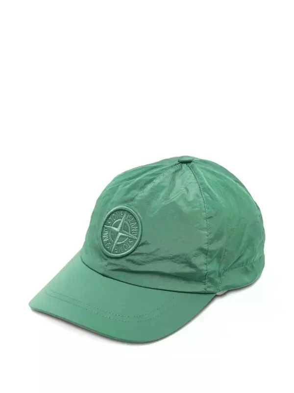 Stone Island Logo-embroidered Baseball Cap - Green