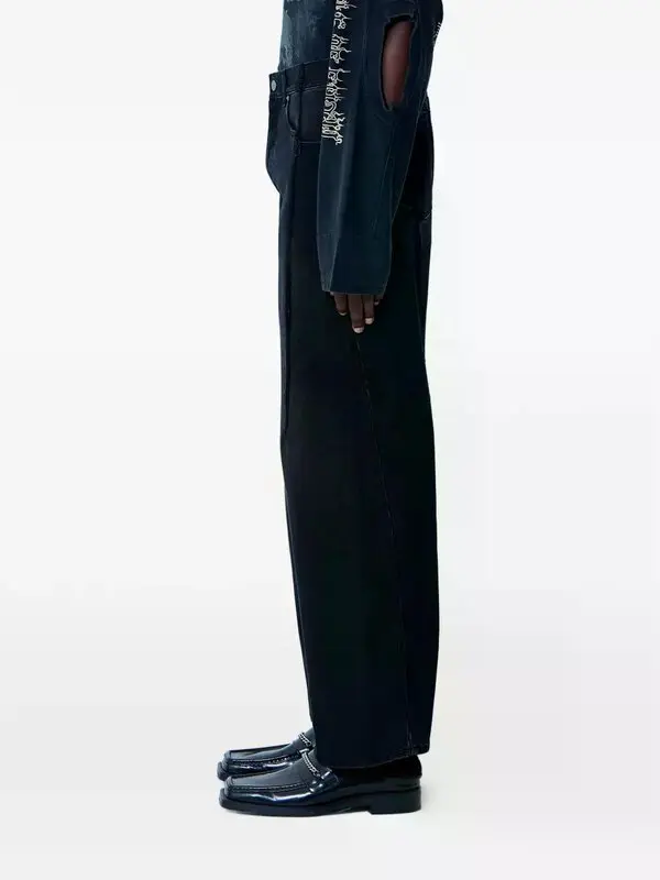 Vetements Five-pocket Distressed-finish Jeans