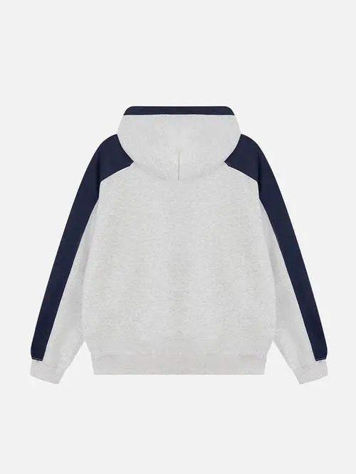 AELFRIC EDEN Color Blocked Striped Hoodie