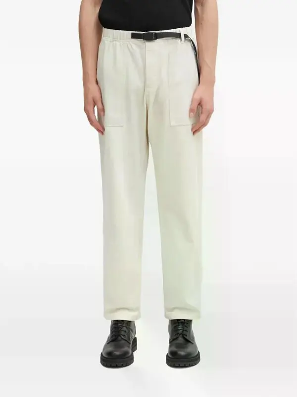 Gramicci Loose Tapered Ridge Elasticated Trousers - Neutrals
