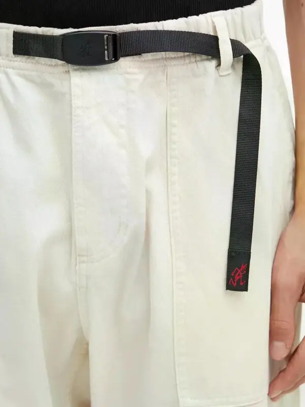 Gramicci Loose Tapered Ridge Elasticated Trousers - Neutrals