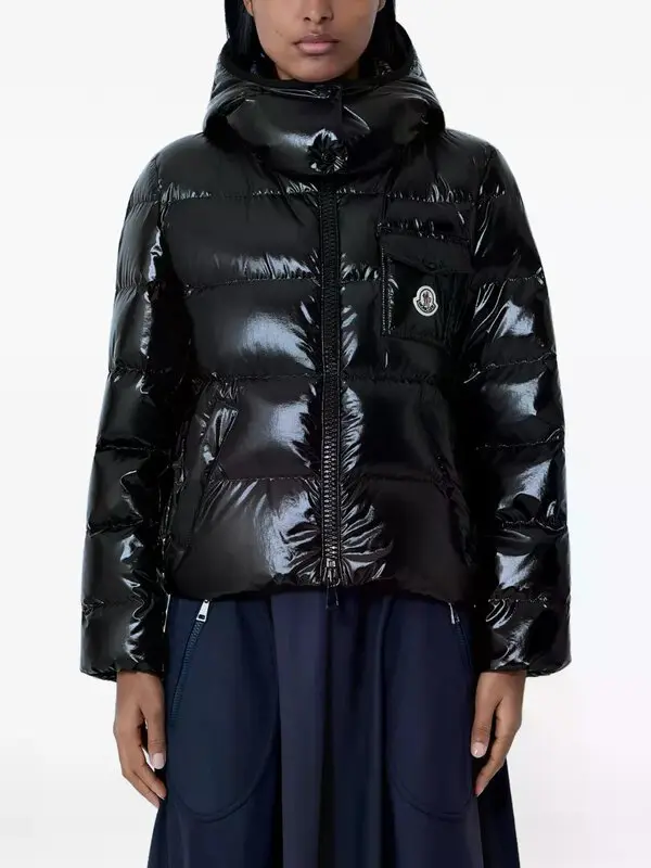 Moncler Andro Hooded Puffer Jacket - Black