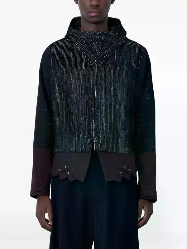 KIKO KOSTADINOV Contrast-panel Hooded Jacket