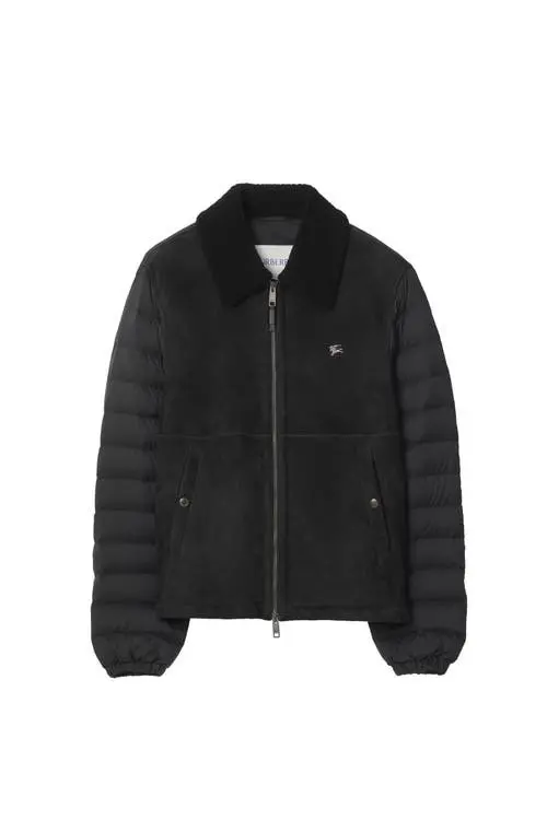 Burberry Shearling Nylon Puffer Jacket
