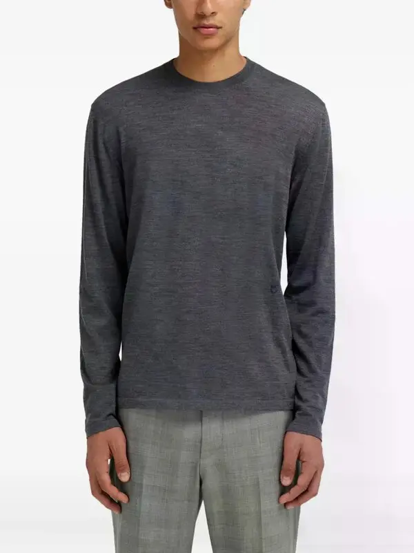 FERRAGAMO Crew-neck Sweater - Grey