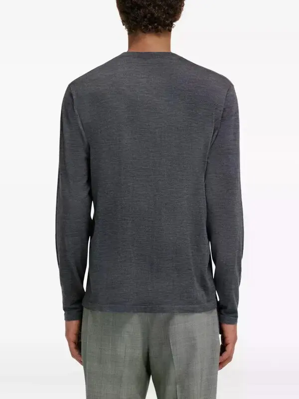 FERRAGAMO Crew-neck Sweater - Grey