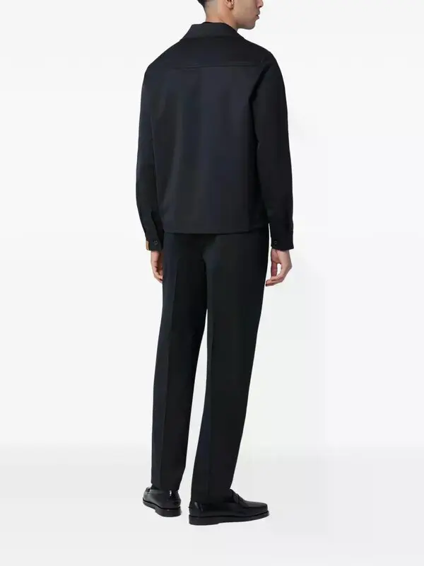 SANTANIELLO Zip Single-breasted Suit - Black