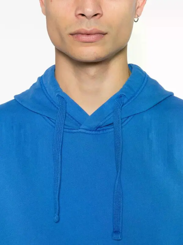 Stone Island Logo-patch Hoodie - Blue