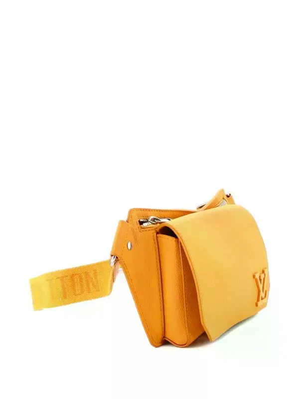 LOUIS VUITTON Aerogram Takeoff Leather Belt Bag - Yellow