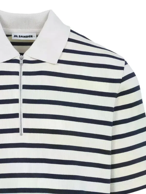 JIL SANDER Half-zip Polo Shirt - White