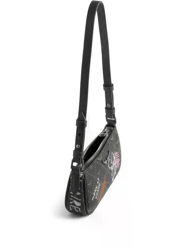 Zadig&Voltaire X Humberto Cruz Monogram Shoulder Bag - Grey