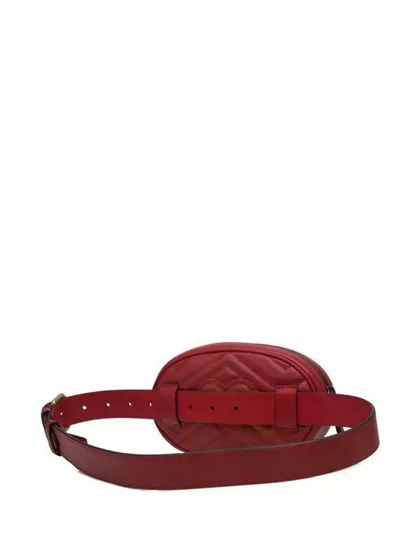 RED LEATHER CHEVRON GG MARMONT BELT BAG s-l400.jpg main image 2