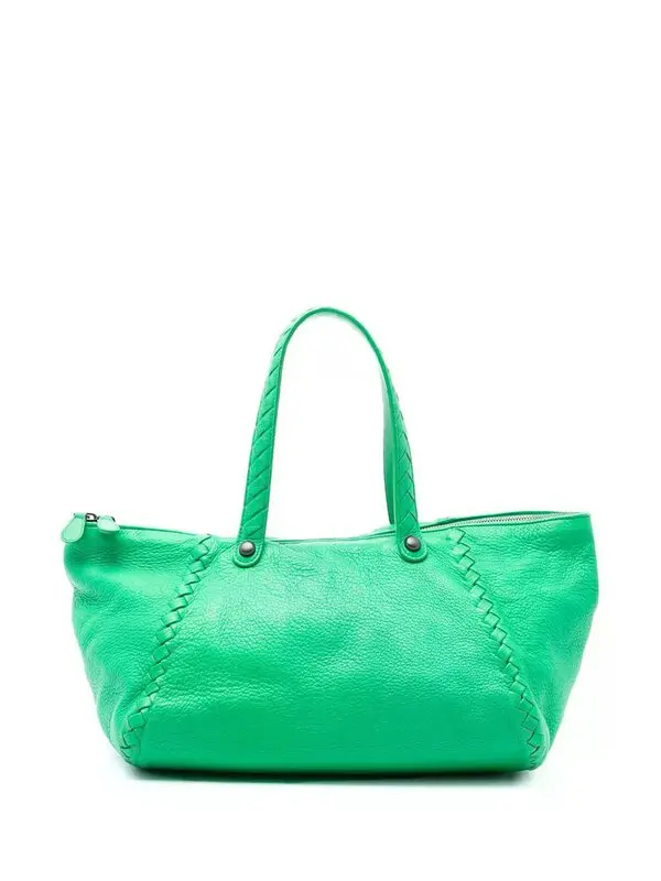 Bottega Veneta Intrecciato Trimmed Cervo Tote Bag