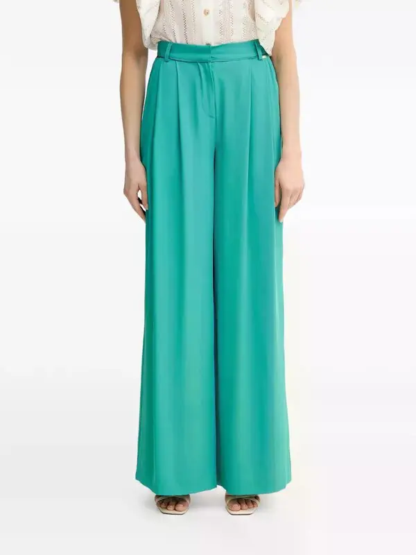 FRACOMINA Pleated Wide-leg Trousers