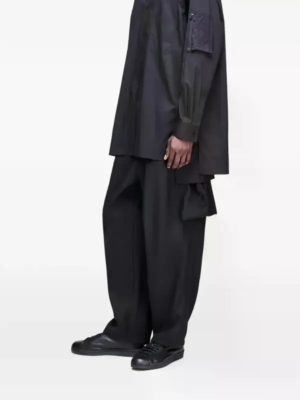 Y3 Elasticated-waist Cargo Pants