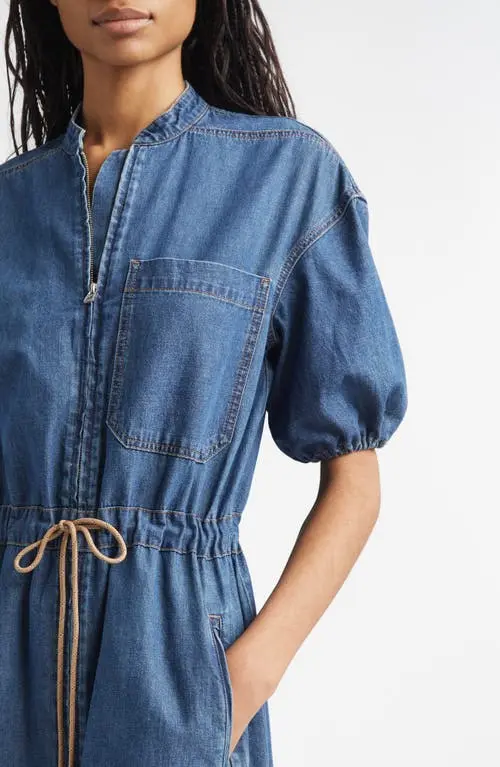 Veronica Beard Akerman Denim Minidress