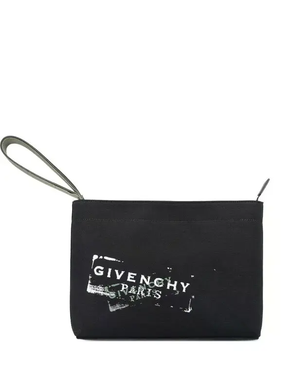 Givenchy Logo-print Clutch - Black
