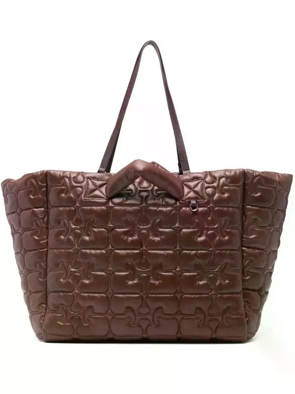 GANNI Quilted Re-tech Xxl Tote Bag