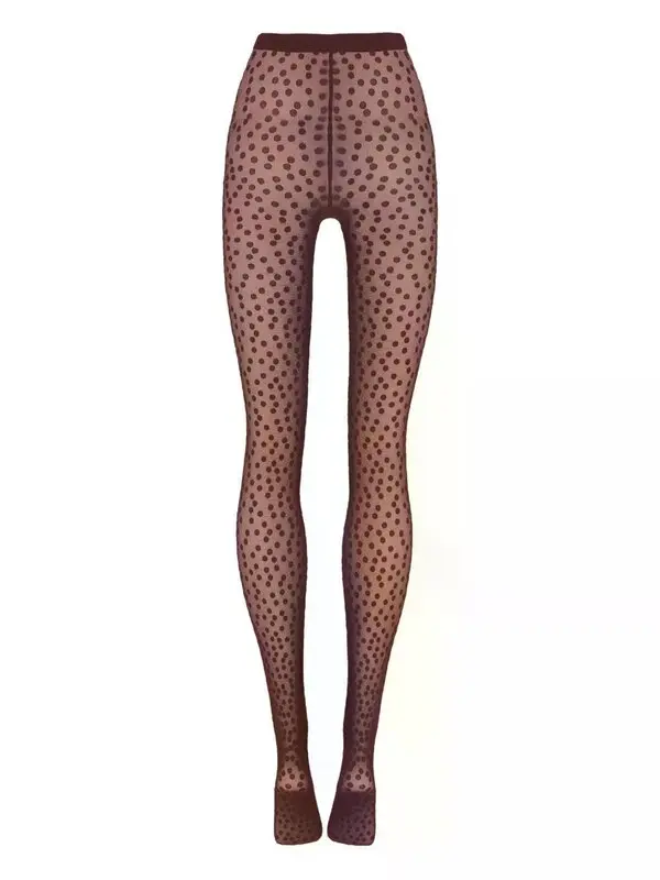 Wolford Dots Tights - Brown