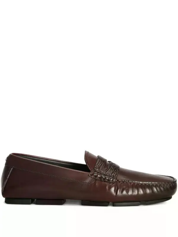 Dolce & Gabbana Penny Loafers - Red