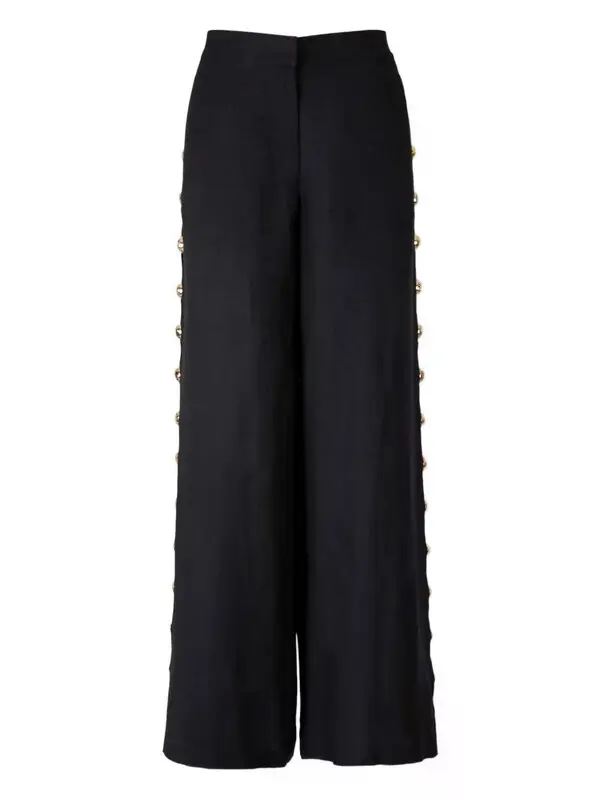 Simkhai Cayman Studded Palazzo Pants - Black