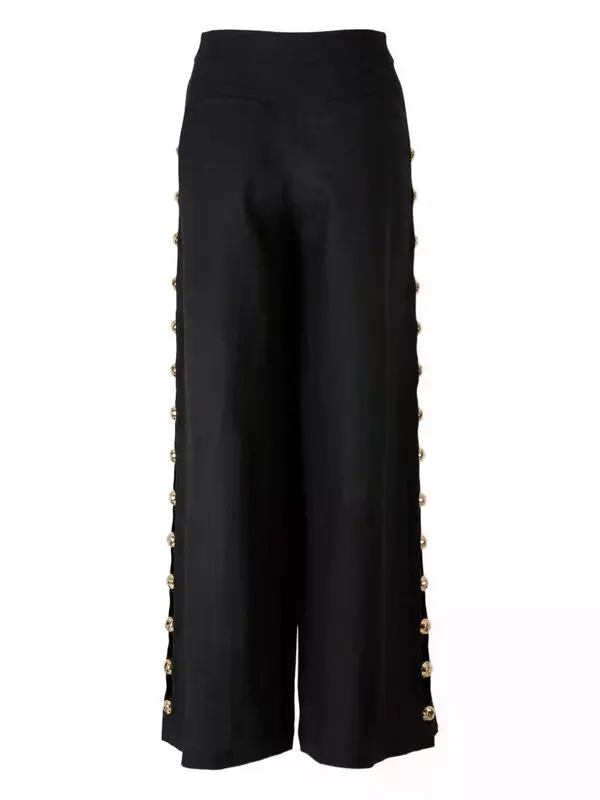 Simkhai Cayman Studded Palazzo Pants - Black