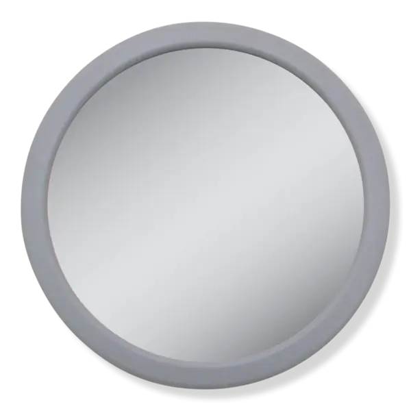 ZADRO E-z Grip Compact Mirror, 12x Magnification, Suction Cups - Gray