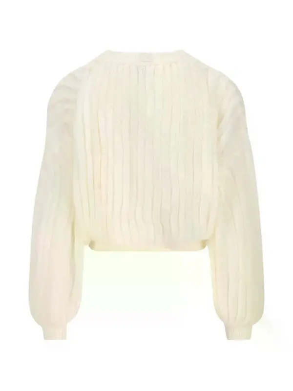 Loewe Balloon-sleeve Sweater - Neutrals