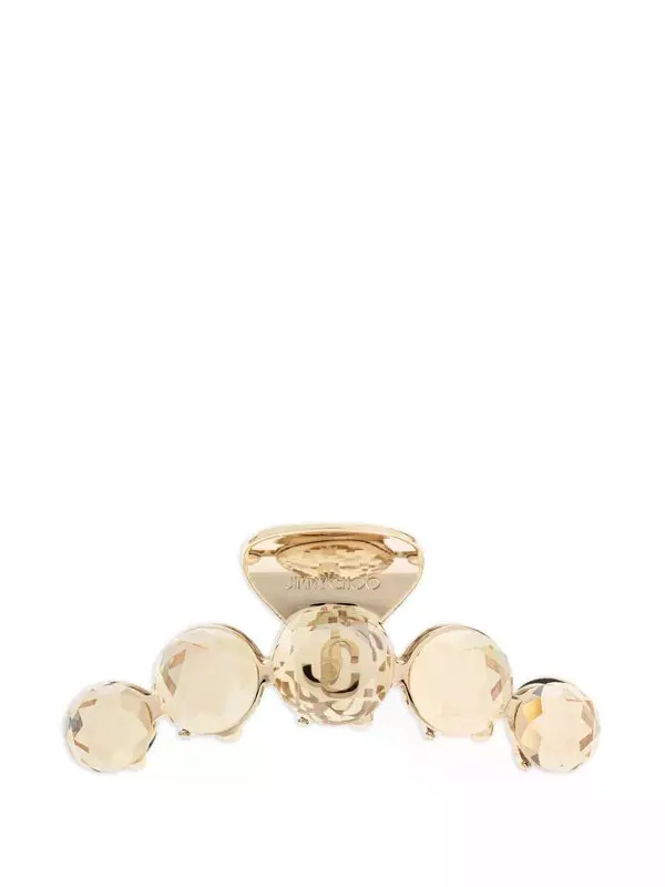 JIMMY CHOO Jeweled Hair Clip - Gold