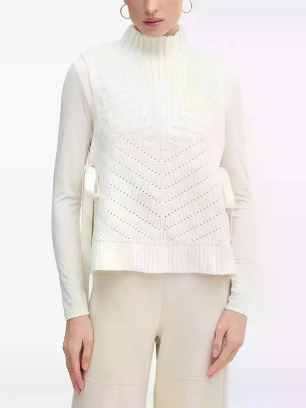 PEDRO DEL HIERRO Knitted Vest - White