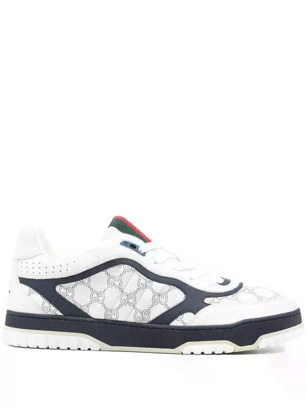 Gucci Logo-pattern Sneakers - White
