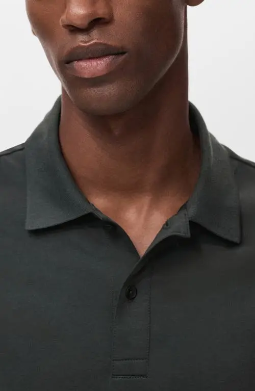 Mango Slim Fit Thermolite® Polo - Dark Green Grey
