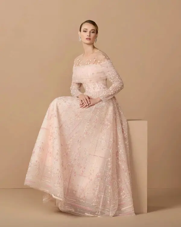 MAC DUGGAL COLLECTION Embellished Off-the-shoulder Ball Gown
