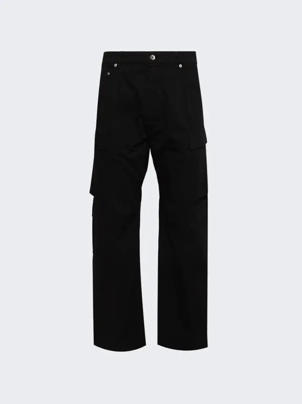 Rick Owens Double Cargo Jeans - Black