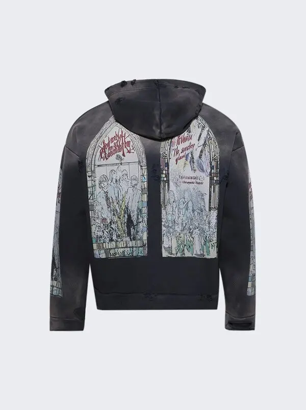 WHO DECIDES WAR Motley Hooded Pullover - Violet