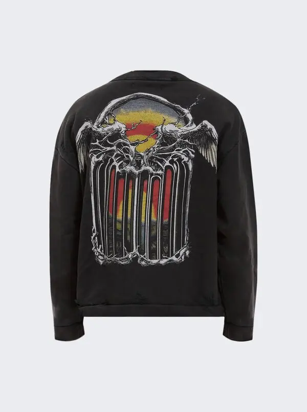 WHO DECIDES WAR Moon Pullover - Black