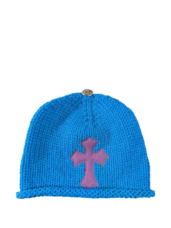 Chrome Hearts Cross-patch Beanie - Blue