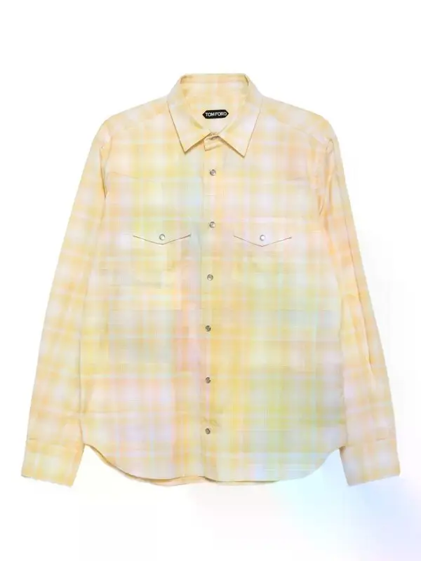 TOM FORD Chest-pocket Checked Shirt