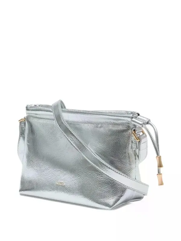 A.p.c. Mini Ninon Crossbody Bag - Silver