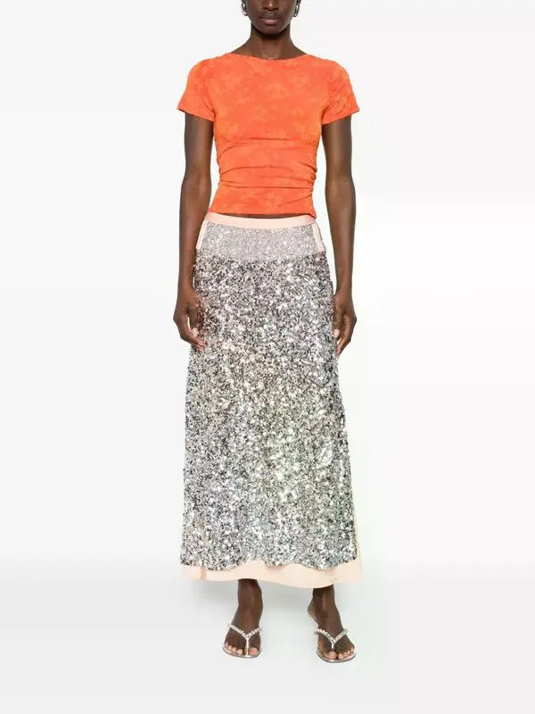 Rabanne Sequin-embellished Maxi Skirt