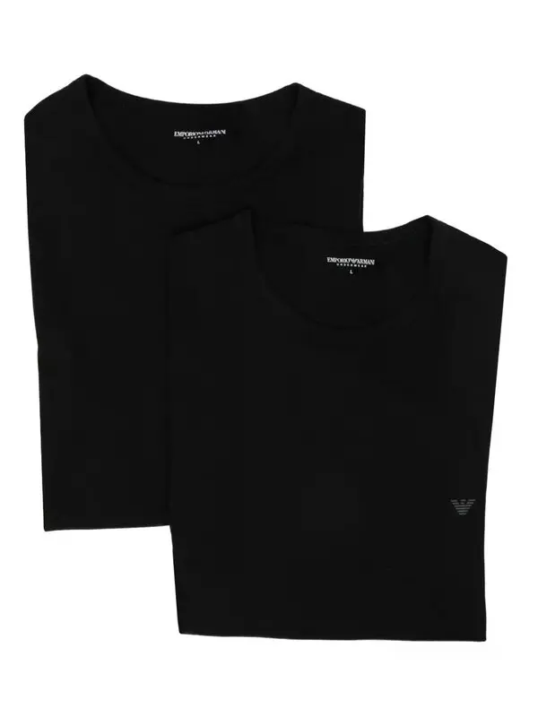 Emporio Armani Logo-printed T-shirt - Black