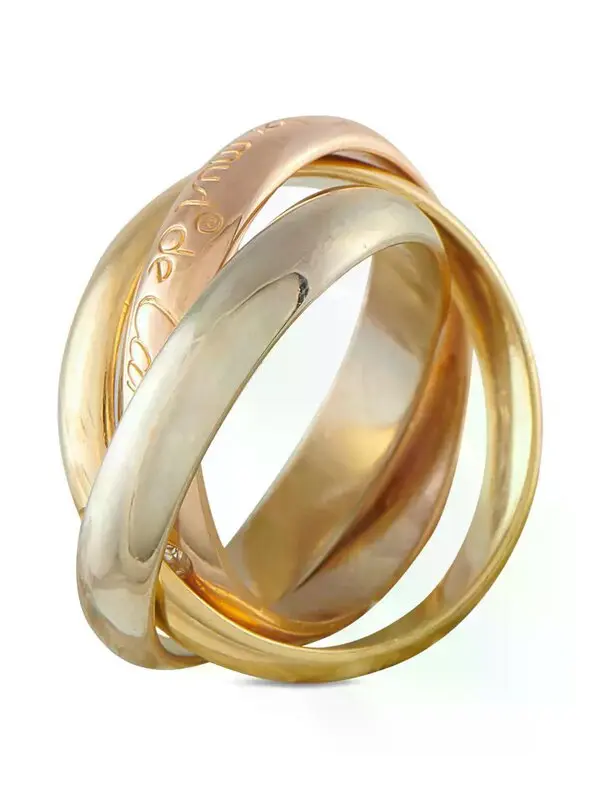 CARTIER Les Must De Trinity Diamond Ring - Gold
