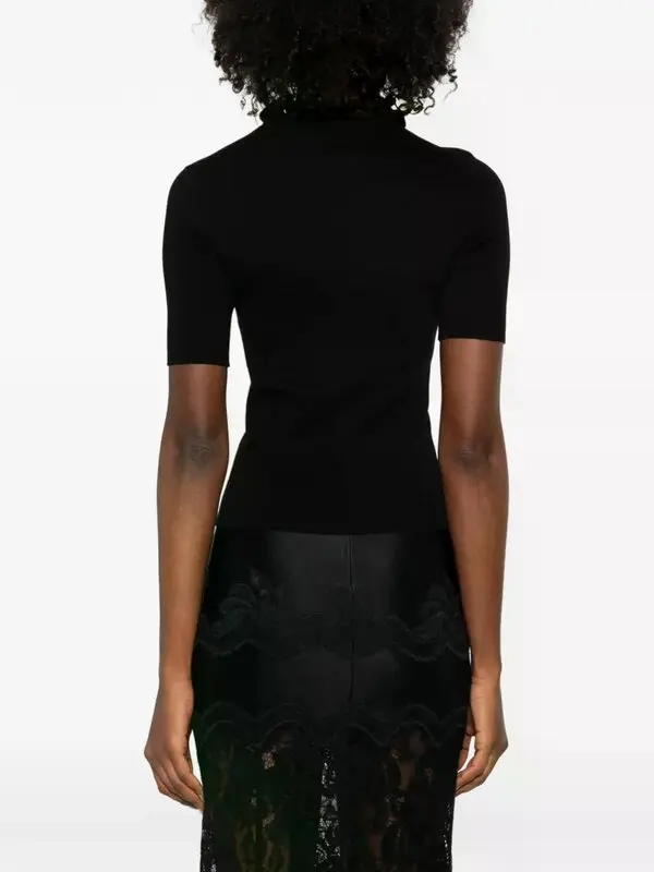 Rabanne Chain-detail T-shirt - Black