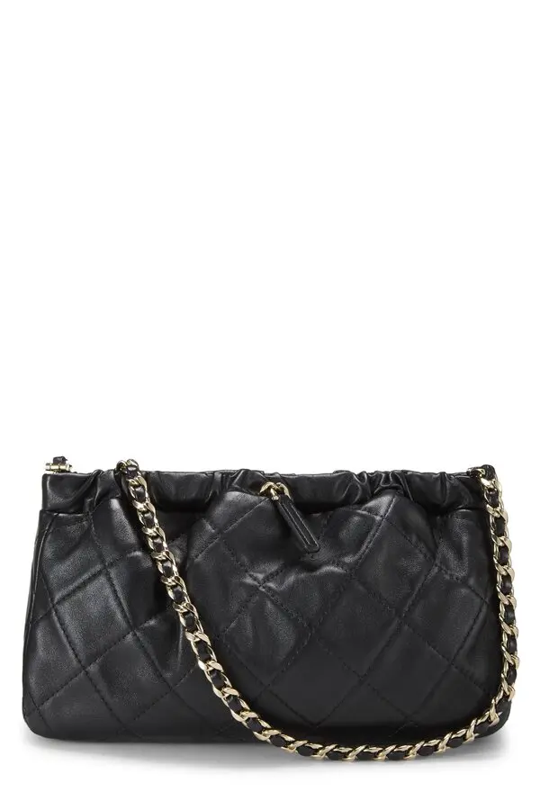 Chanel Lambskin Chain Clutch