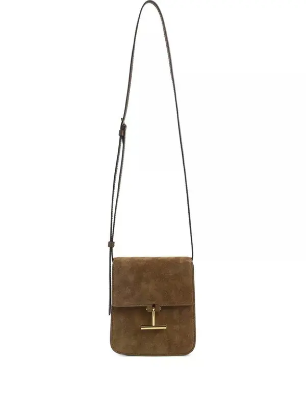 TOM FORD T-bar Shoulder Bag - Brown