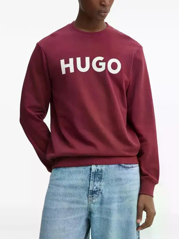 Hugo Logo-print Crew-neck Sweater