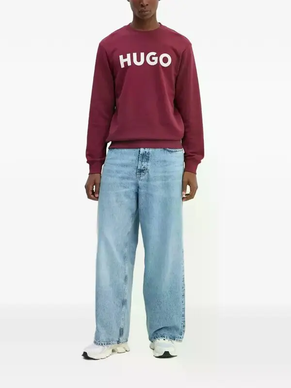 Hugo Logo-print Crew-neck Sweater