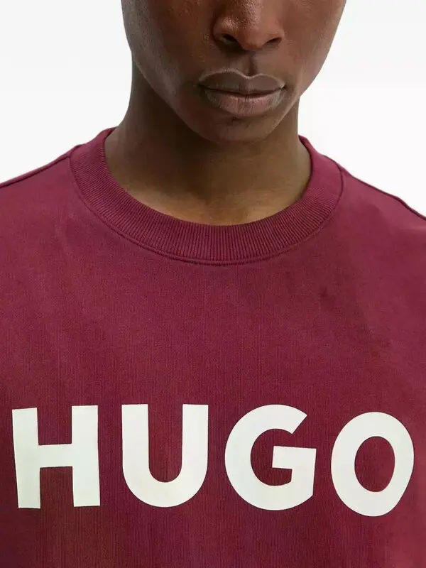 Hugo Logo-print Crew-neck Sweater